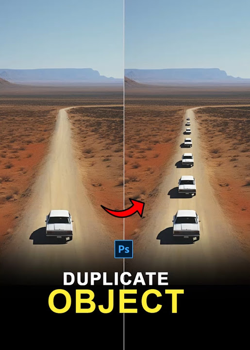 Easy Way Duplicate Object in Photoshop | Photoshop Tutorial - YouTube
