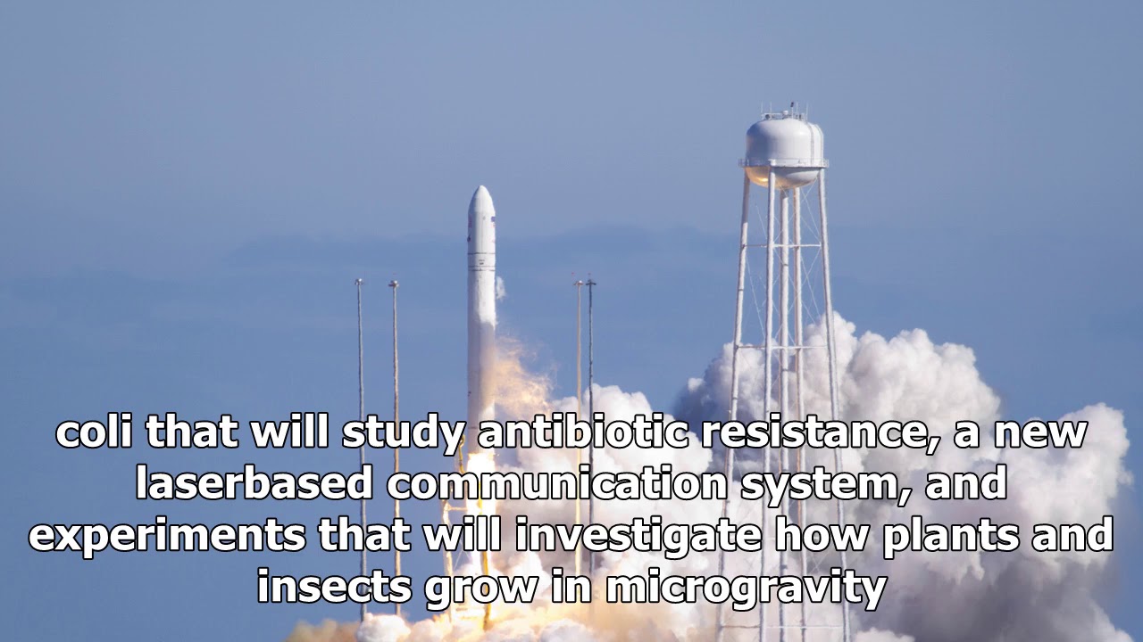 Orbital atk rocket launches nasa cargo to space station in spectacular ...