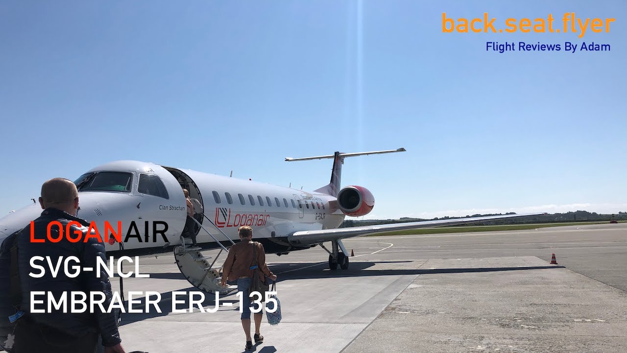 Flight Review: Jet Powered Tartan with Loganair - YouTube