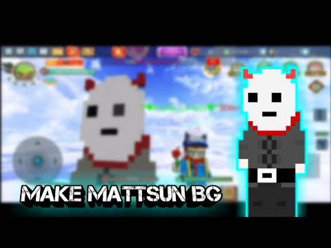 Build Mattsun BG In Skyblock!!! Blockman Go - YouTube