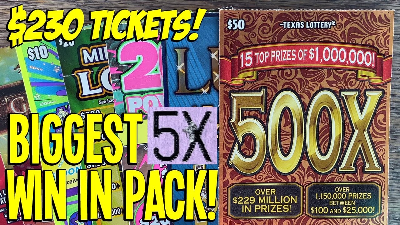 BIIGGEST WIN IN PACK! 2X $50 Lottery Tickets - YouTube
