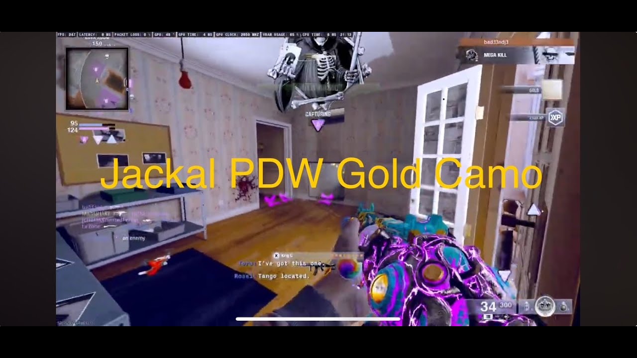 COD BO6 Jackal PDW Gold Camo - YouTube