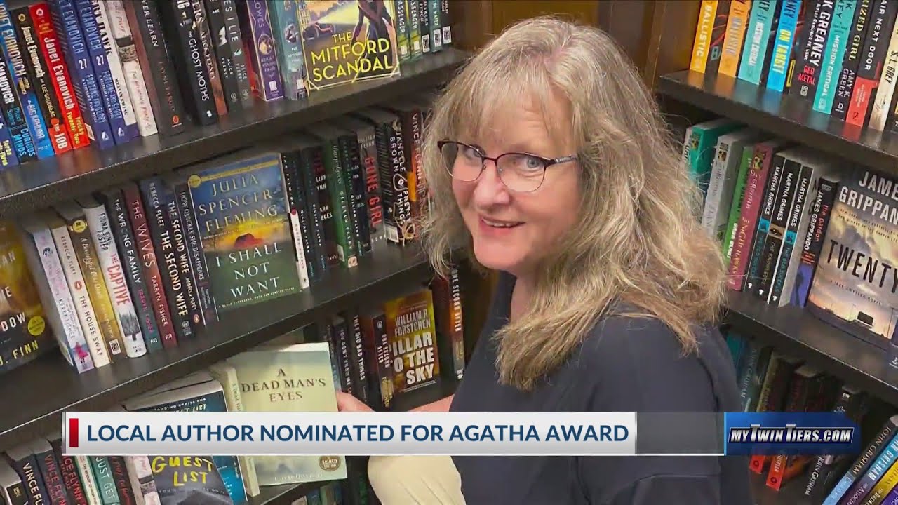 Northern Tier author nominated for Agatha Award - YouTube
