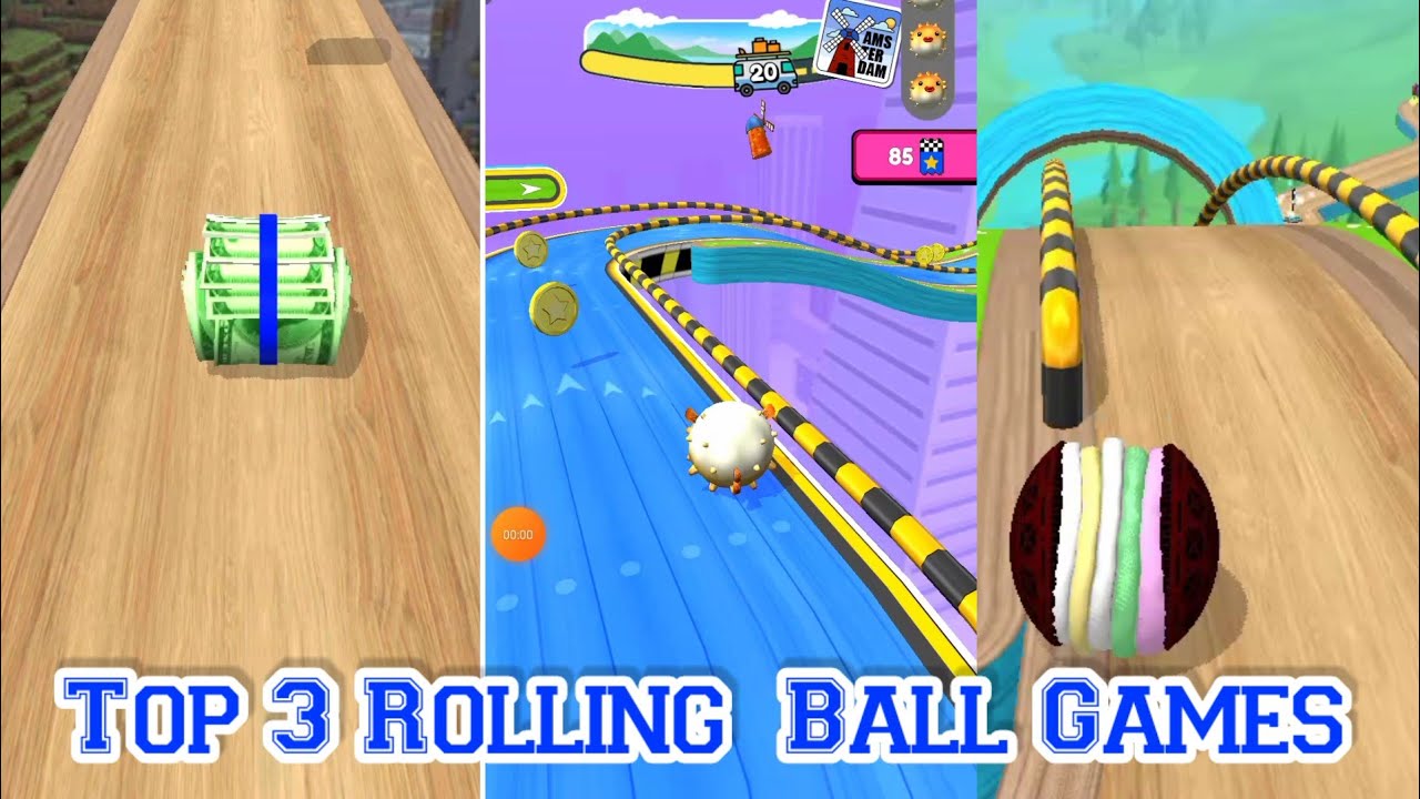 Top 3 Rolling ball game play|| ball running game play video ️ #ballgame ...