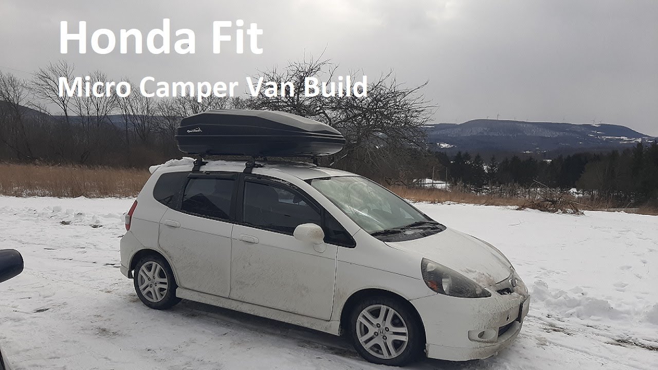 Honda Fit Micro Camper Van Build - YouTube