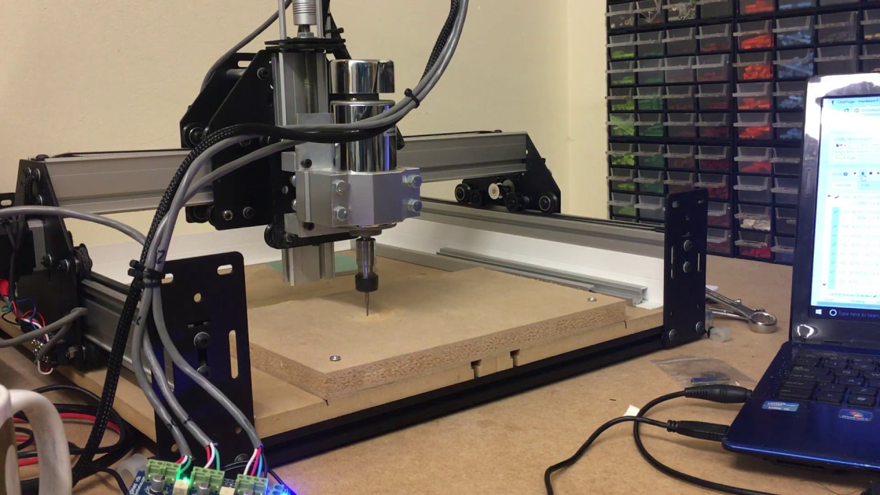 Shapeoko 2 CNC Machine : First Run - YouTube