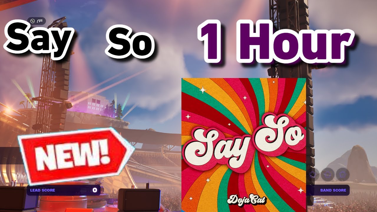 Fortnite Say So Jam Track (1 Hour Version) From Doja Cat - YouTube