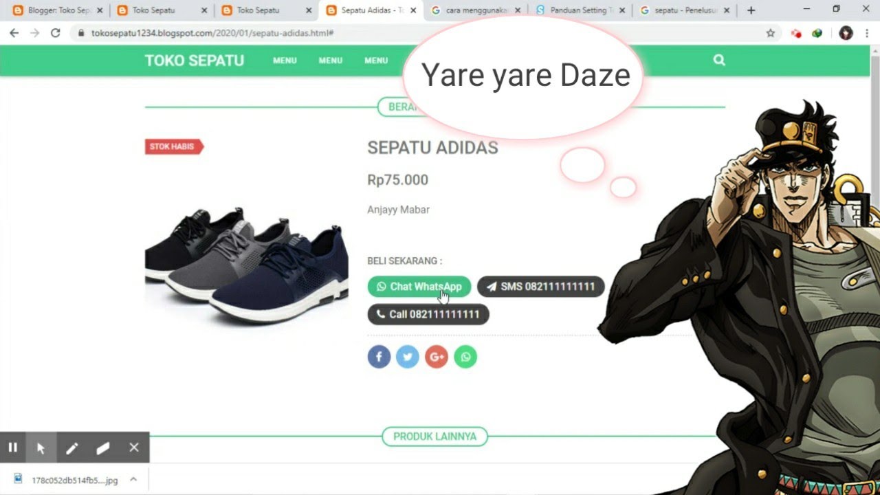 Cara membuat Katalog Produk (Checkout via WhatsApp) menggunakan BLOGGER ...