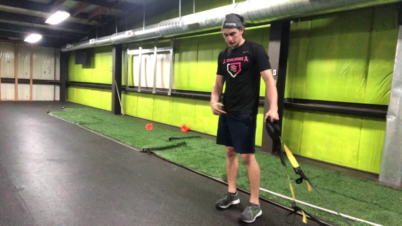 TRX lateral Prowler Pull - YouTube