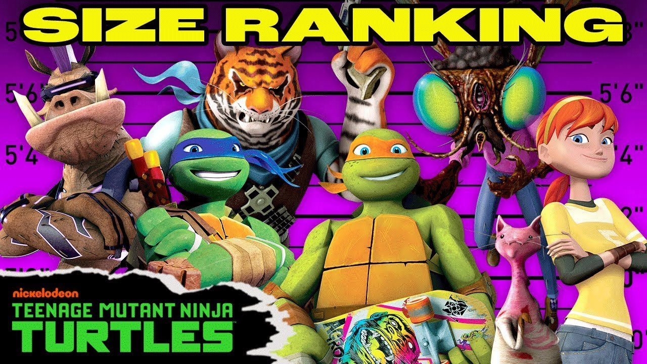 Every Mutant in TMNT Ranked By SIZE 📏 | Teenage Mutant Ninja Turtles ...