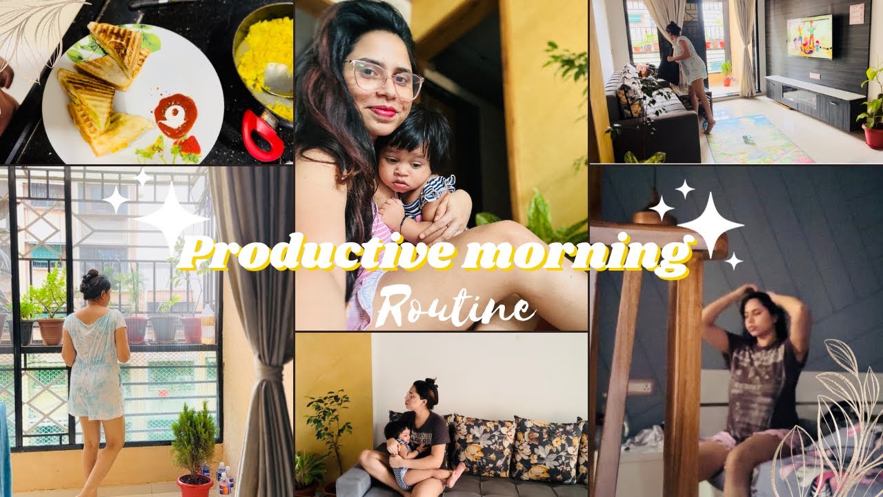 Productive morning routine vlogs/ mom’s morning routine ...