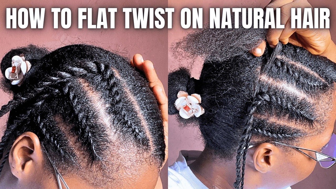 HOW TO FLAT TWIST FOR BEGINNERS |PROTECTIVE STYLES FOR NATURAL HAIR ...