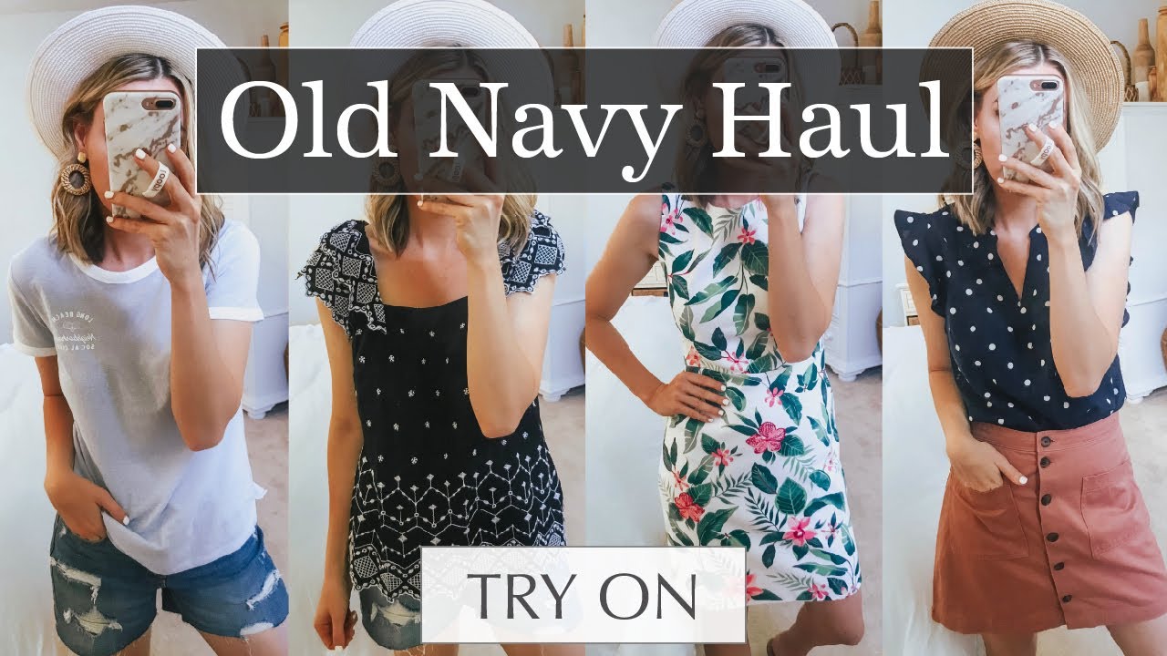 Massive Old Navy Try On: Old Navy Haul 2019 | Lee Benjamin - YouTube