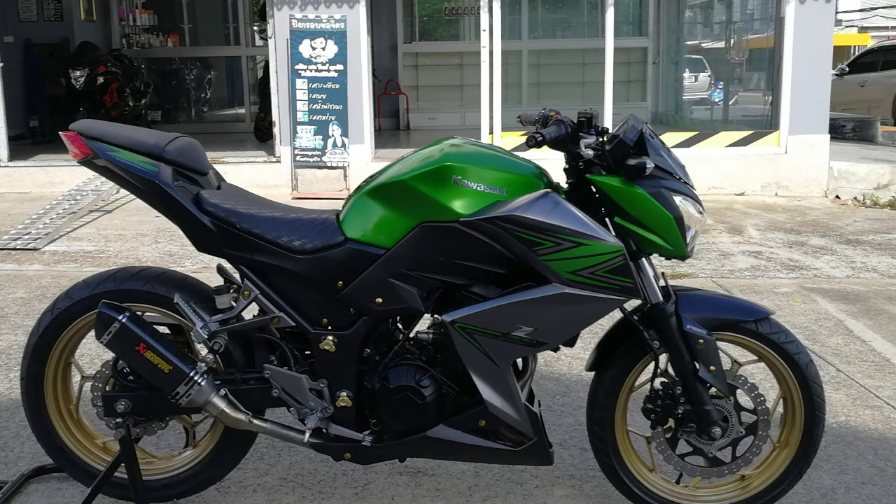 Kawasaki Z300 special edition ปี16 - YouTube