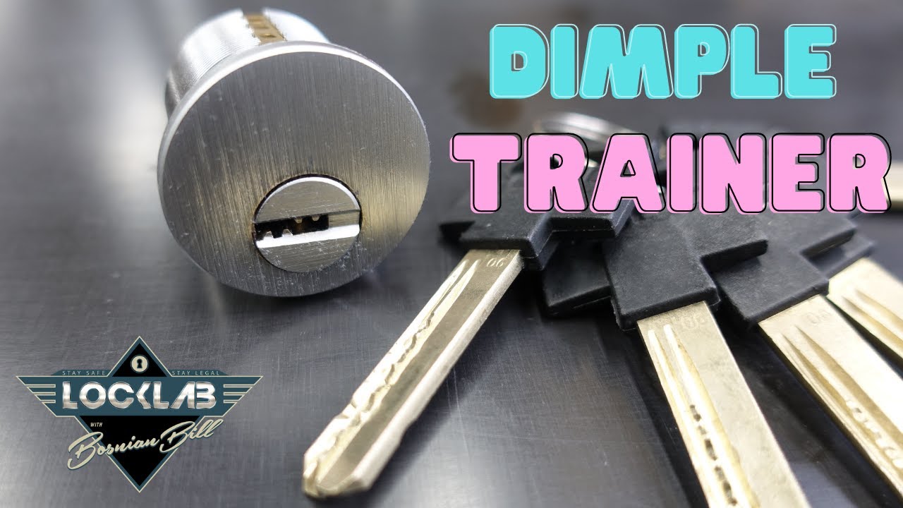 (1850) B-Tech Dimple Training Lock - YouTube
