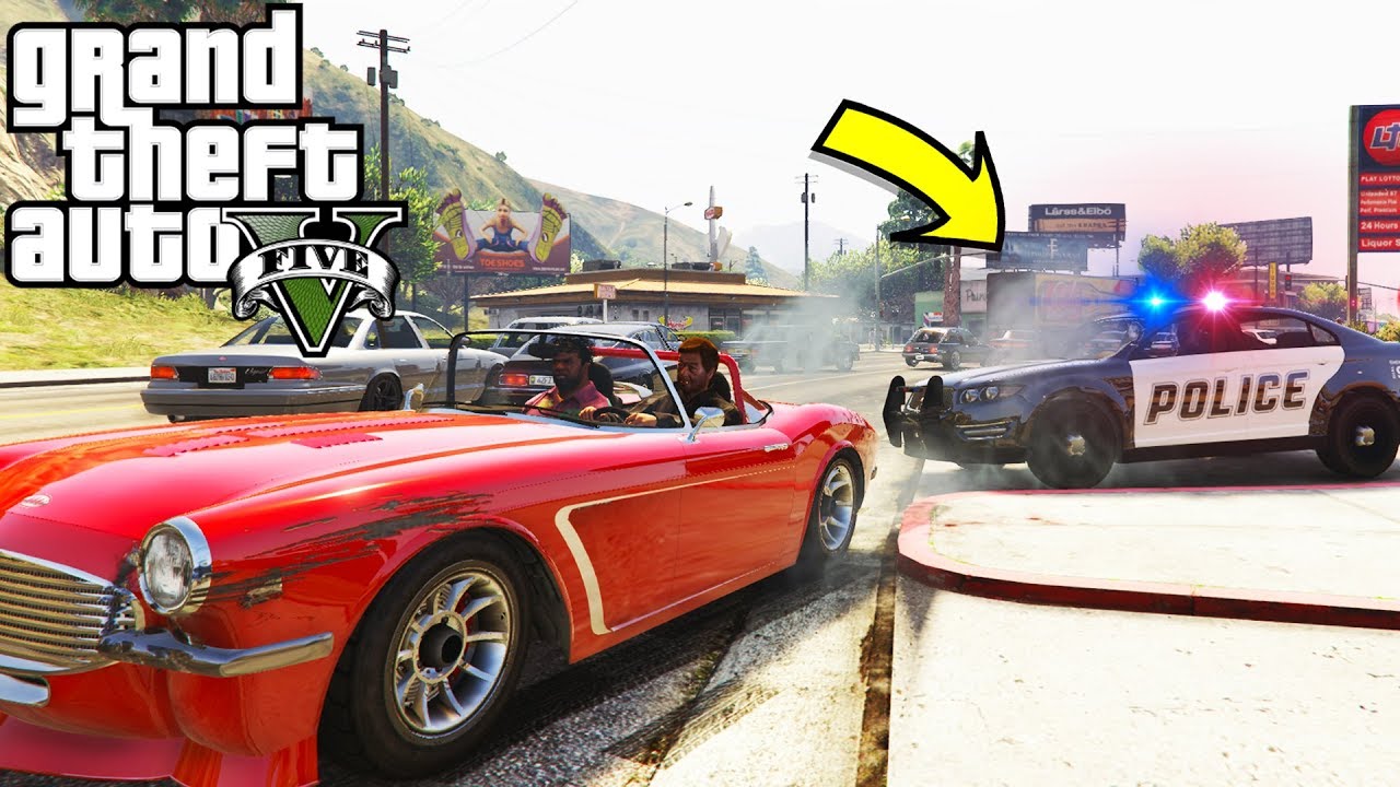 HOW TO ESCAPE POLICE!! - GTA 5 Roleplay Trolling - YouTube