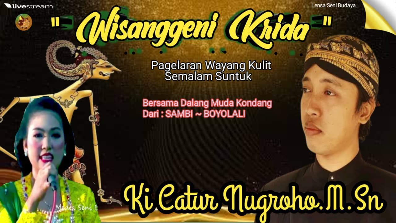 Live Wayang Kulit Malam ini DLG KI CATUR NUGROHO ,M.Sn I Lakon ...