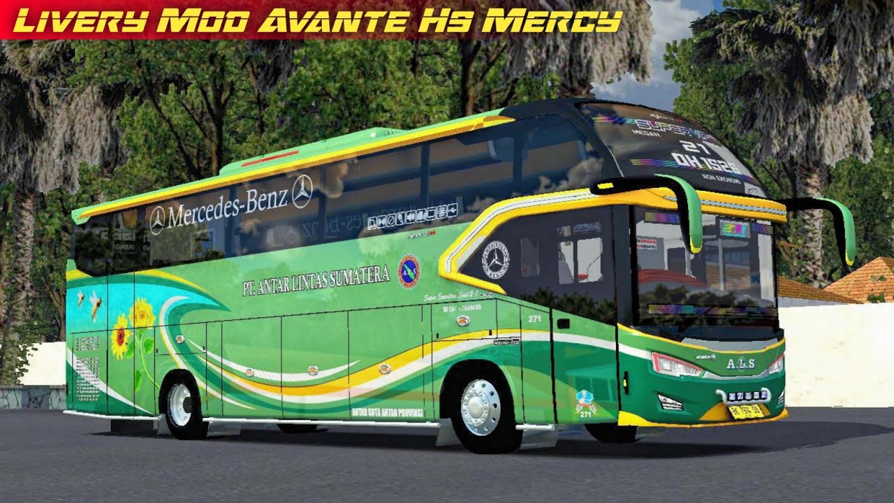 ALS ‼️ LIVERY MOD AVANTE H9 MERCY || BUS SIMULATOR INDONESIA - YouTube