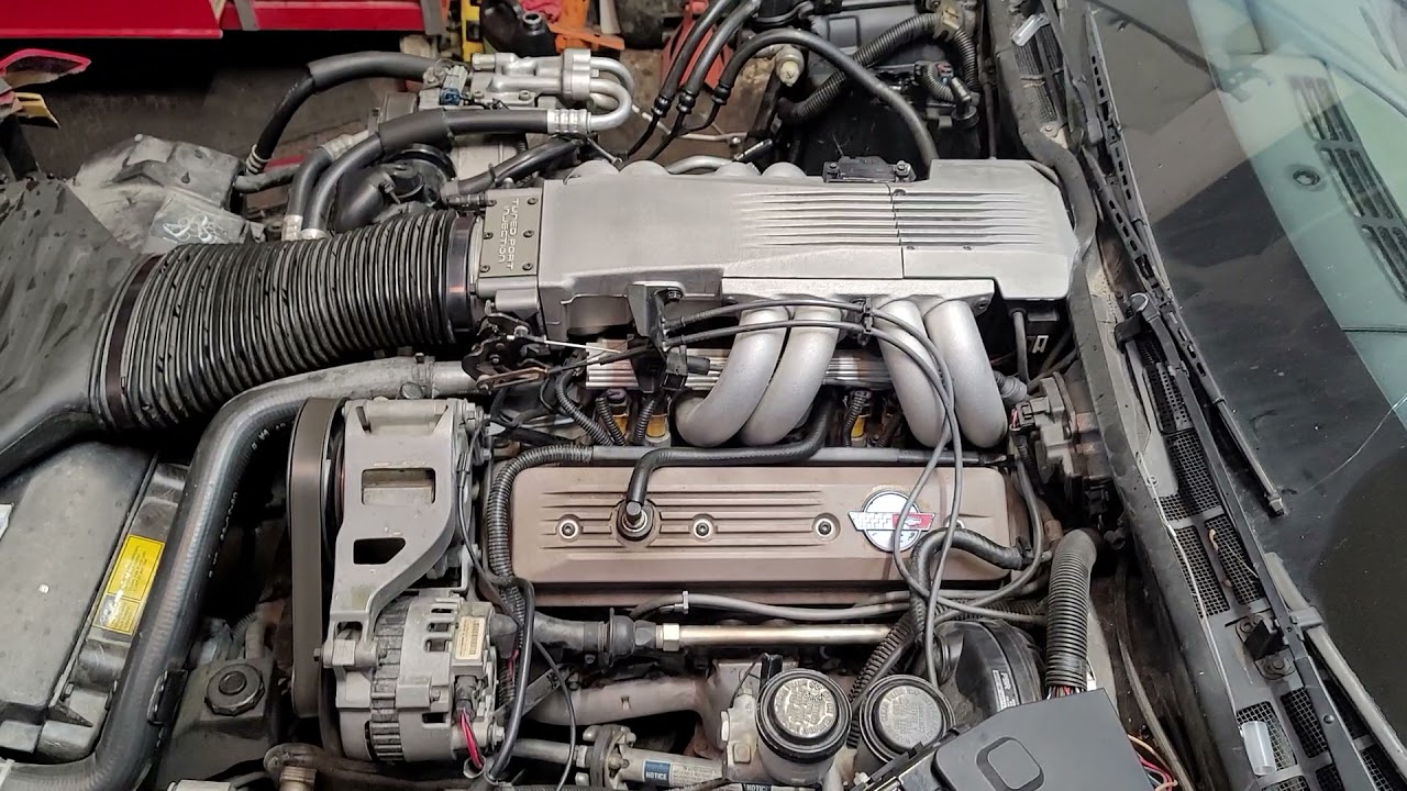 1990 CORVETTE TPI TUNED PORT ENGINE COMP + AUTO TRANS RUNS GREAT 65K ...