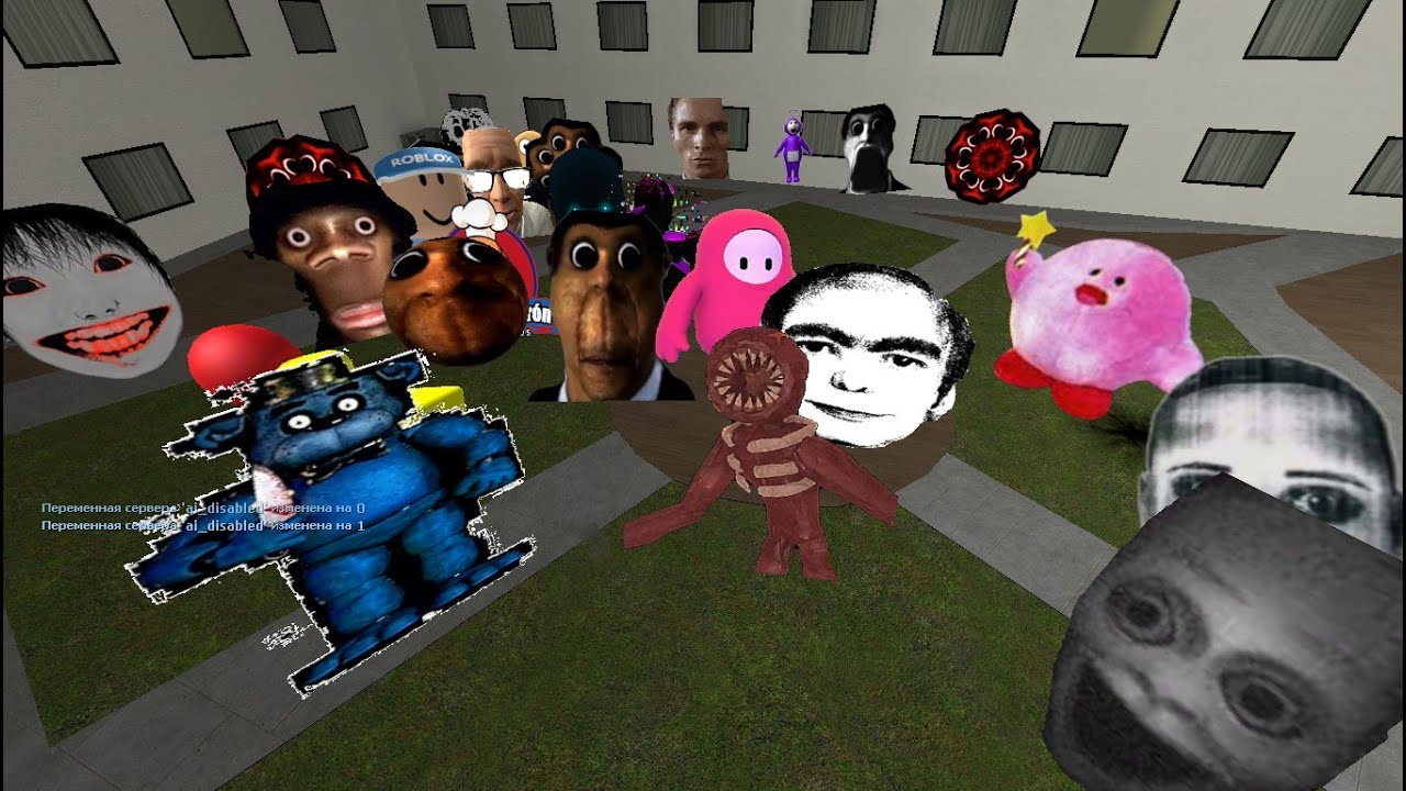 ALL FULL NICO'S NEXTBOT, 2D NEXTBOTS, OBUNGA NETBOT NEW UPDATE In Garry ...