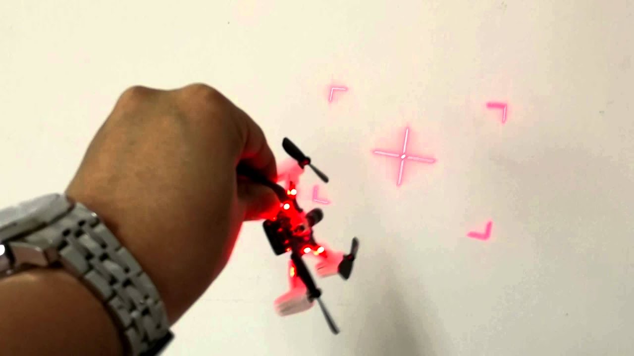 [Byrobot Drone Fighter] Equipped with laser pointer - YouTube