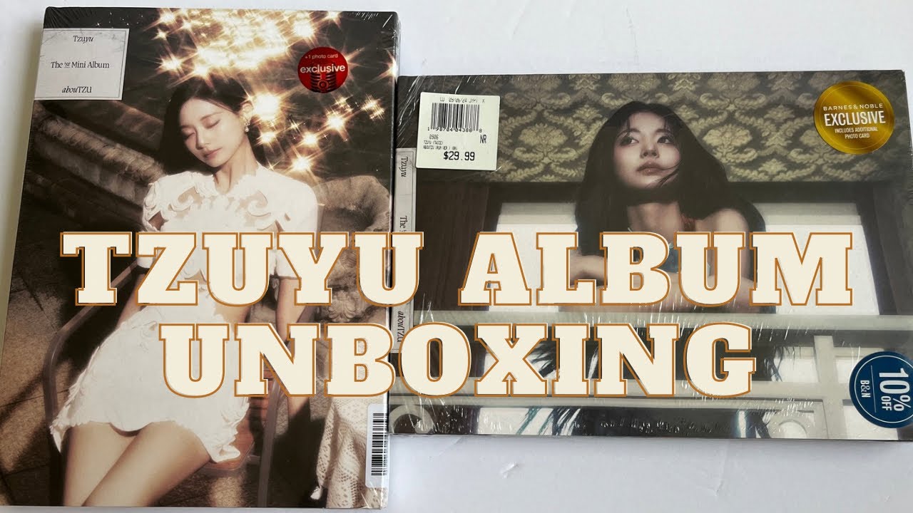 Tzuyu (Twice) - AbouTZU mini album unboxing Run & Fly ver. (Target and ...