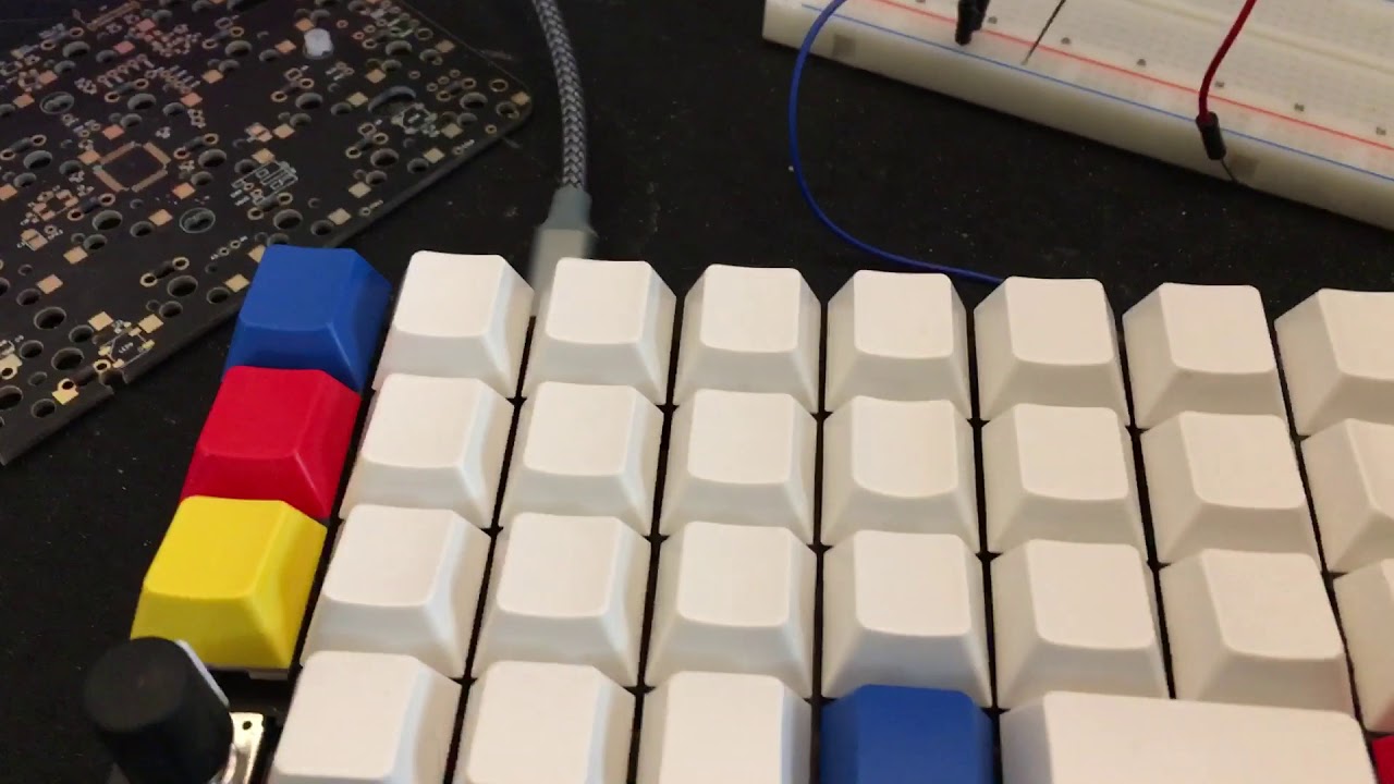 Muse demo in QMK on a rev 6 Planck - YouTube