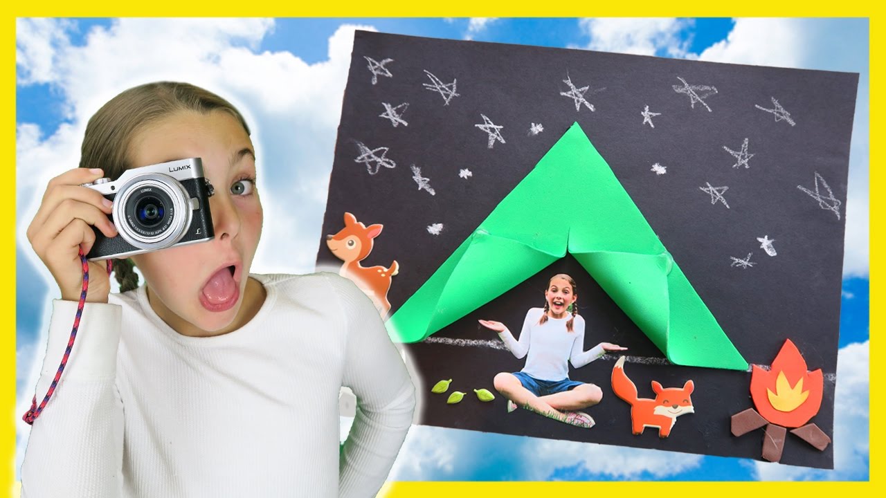 Miniature Paper Tent Digital Template Dome Tent Craft Camping miniature-paper-tent-digital-template-dome-tent-craft-camping