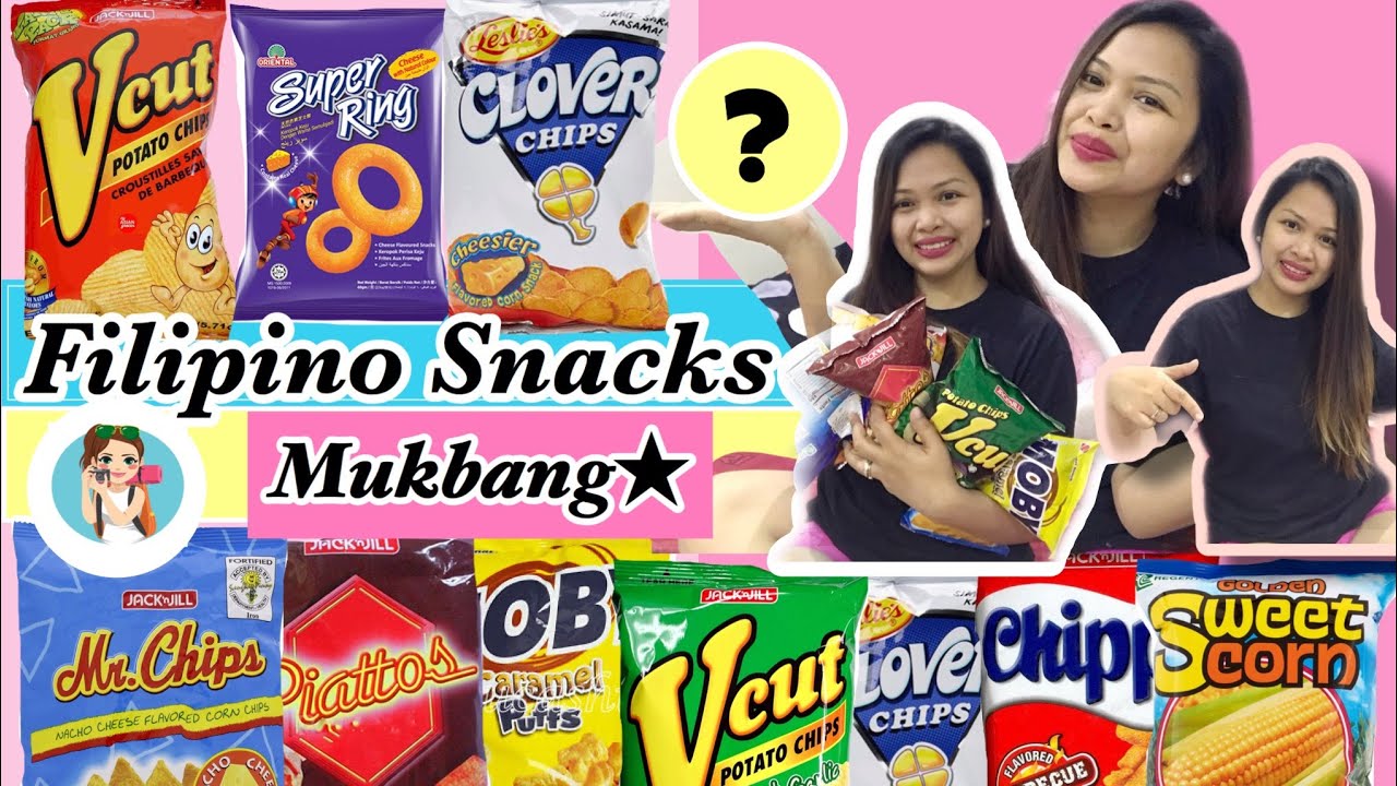 FILIPINO SNACKS MUKBANG🌟 - YouTube