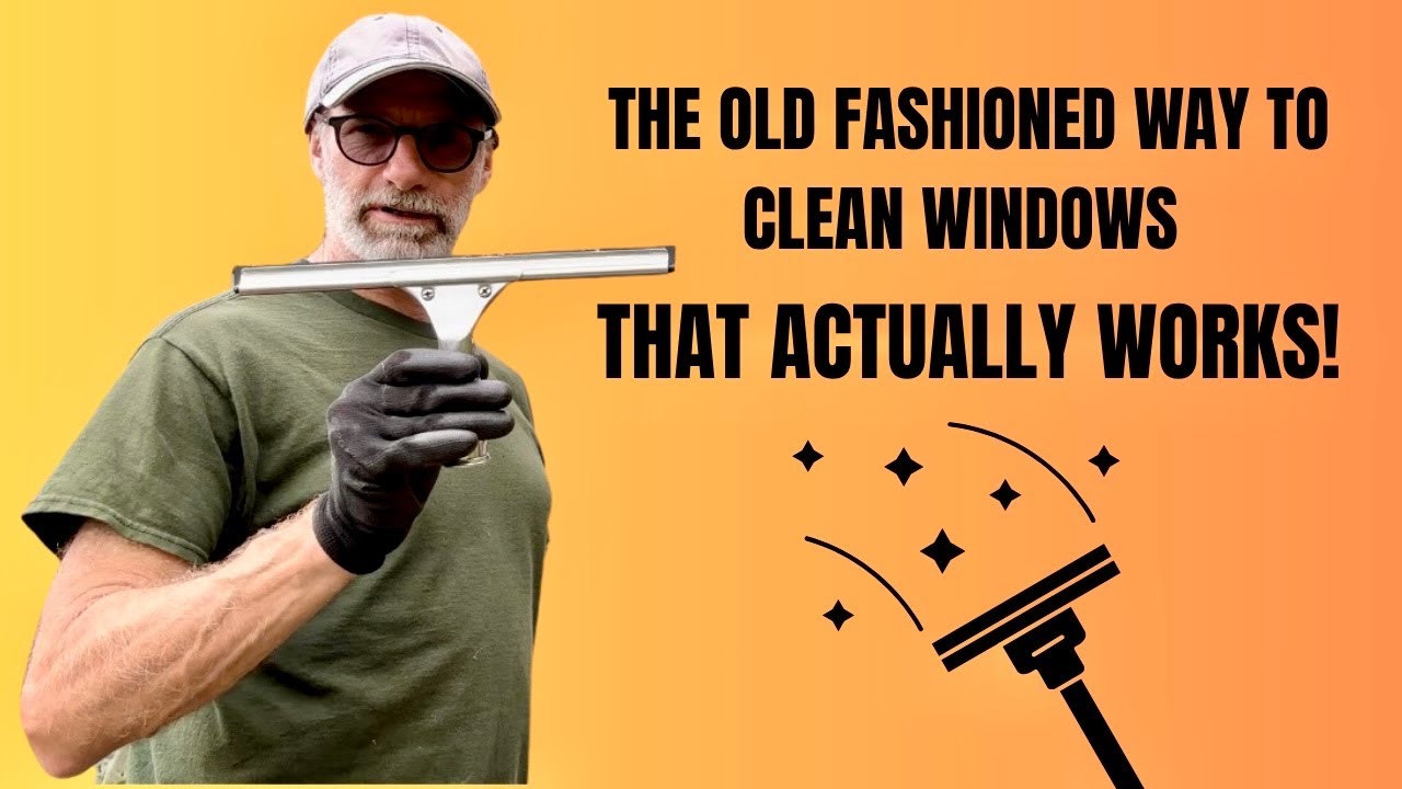 Traditional Window Cleaning Tips for beginners - YouTube