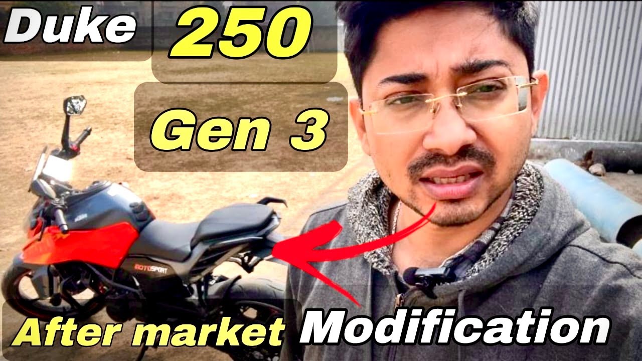 Duke 250 Gen 3 Modifications | Duke 250 After Market Modifications ...
