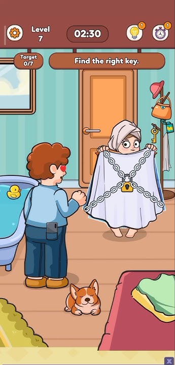 Find the right key🔑🔑 annoying puzzle game #gamingvideos #find #find # ...