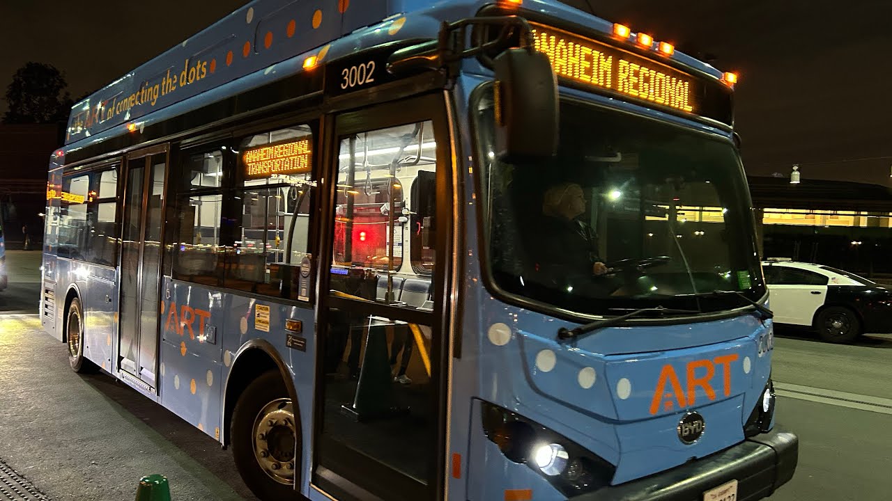 ART: On Board 2020 BYD K7M #3002 On Anaheim Station Bound Shuttle Bus ...