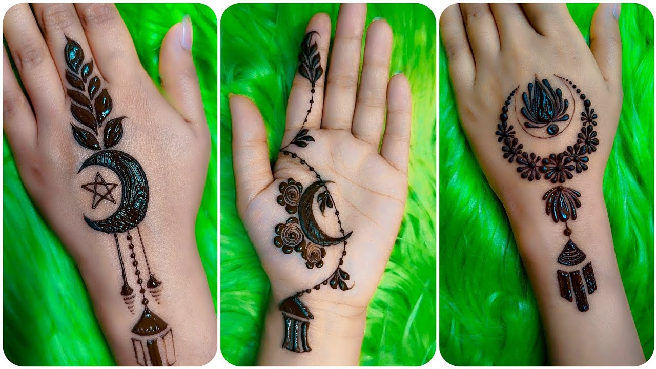 These Mehndi designs are specially created for Ramadan and Eid. - YouTube