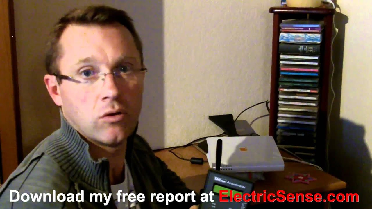 WiFi Radiation - See it Measured - Is Your Modem Router Safe? - YouTube