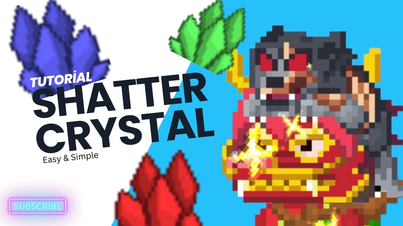 Tutorial Shatter Crystal untuk pemula/newbie | Easy & Simple ...