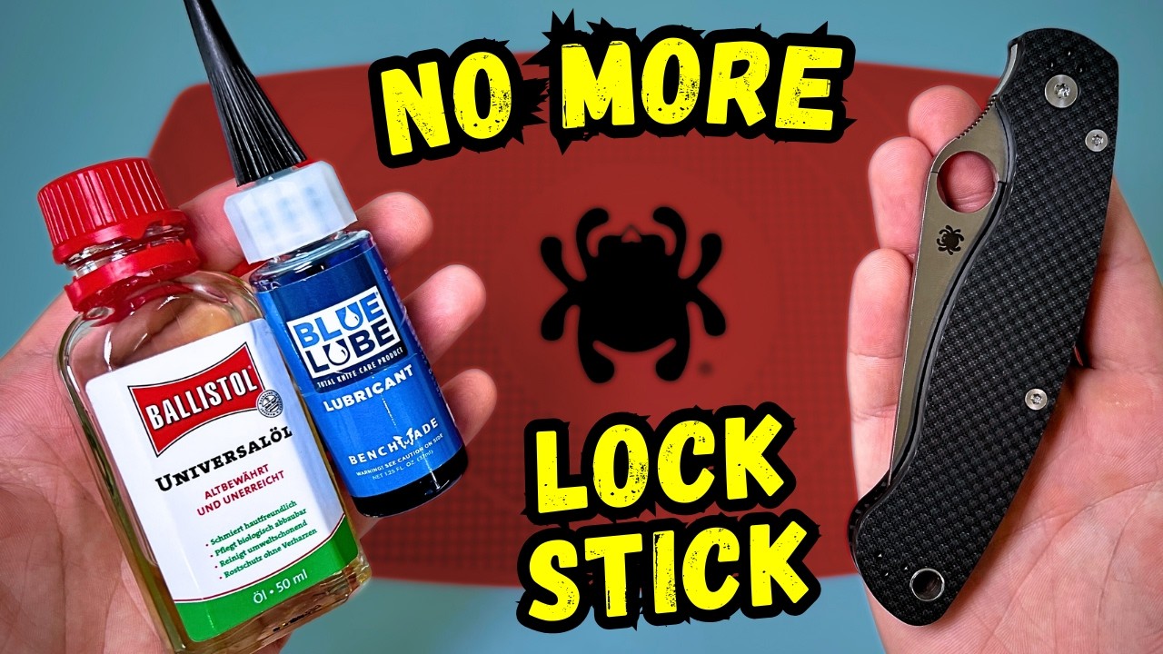 How to fix Lock Stick on a Spyderco Pocketknife - PM2, Para 3, Military ...