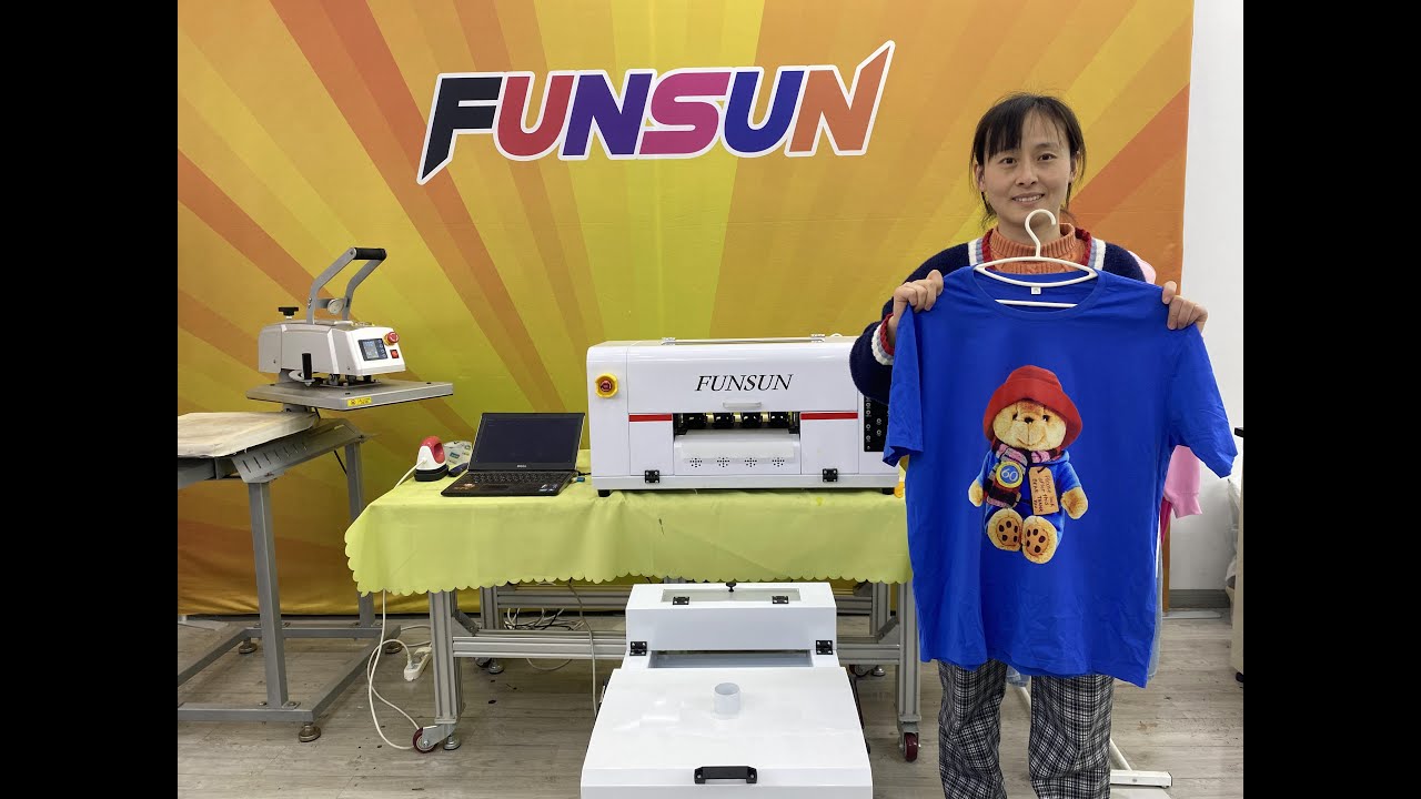 So amazing DTF cloth printer,all kind fabric material printing, good ...