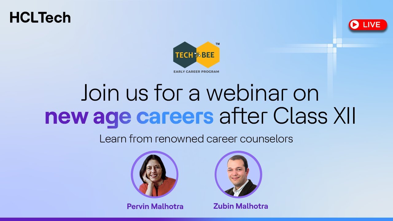 HCL TechBee Webinar-October 14, 2022 - YouTube