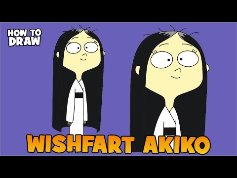How to draw Wishfart characters - Akiko - YouTube