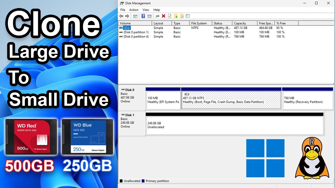 How To Clone a Large Drive To Small Drive - YouTube