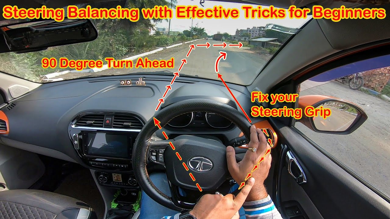 Car Steering Judgement and Control Lesson For Beginners - YouTube