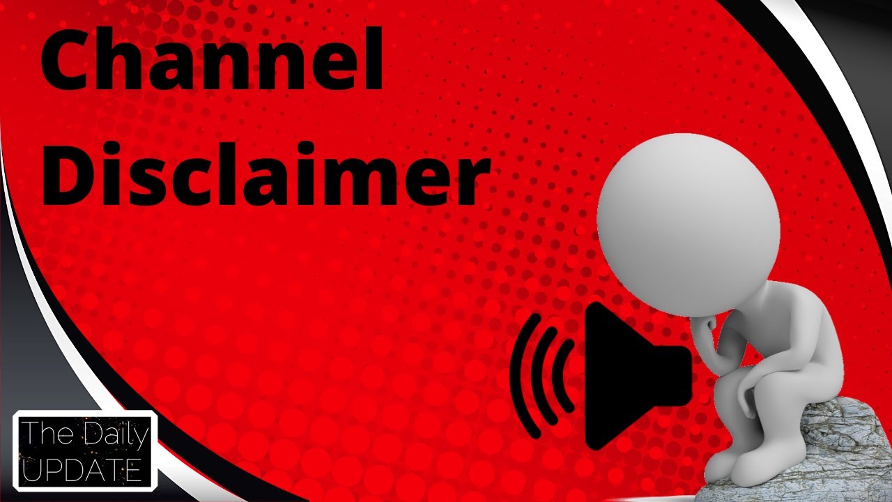 Channel Disclaimer: I'm changing my video format! - YouTube