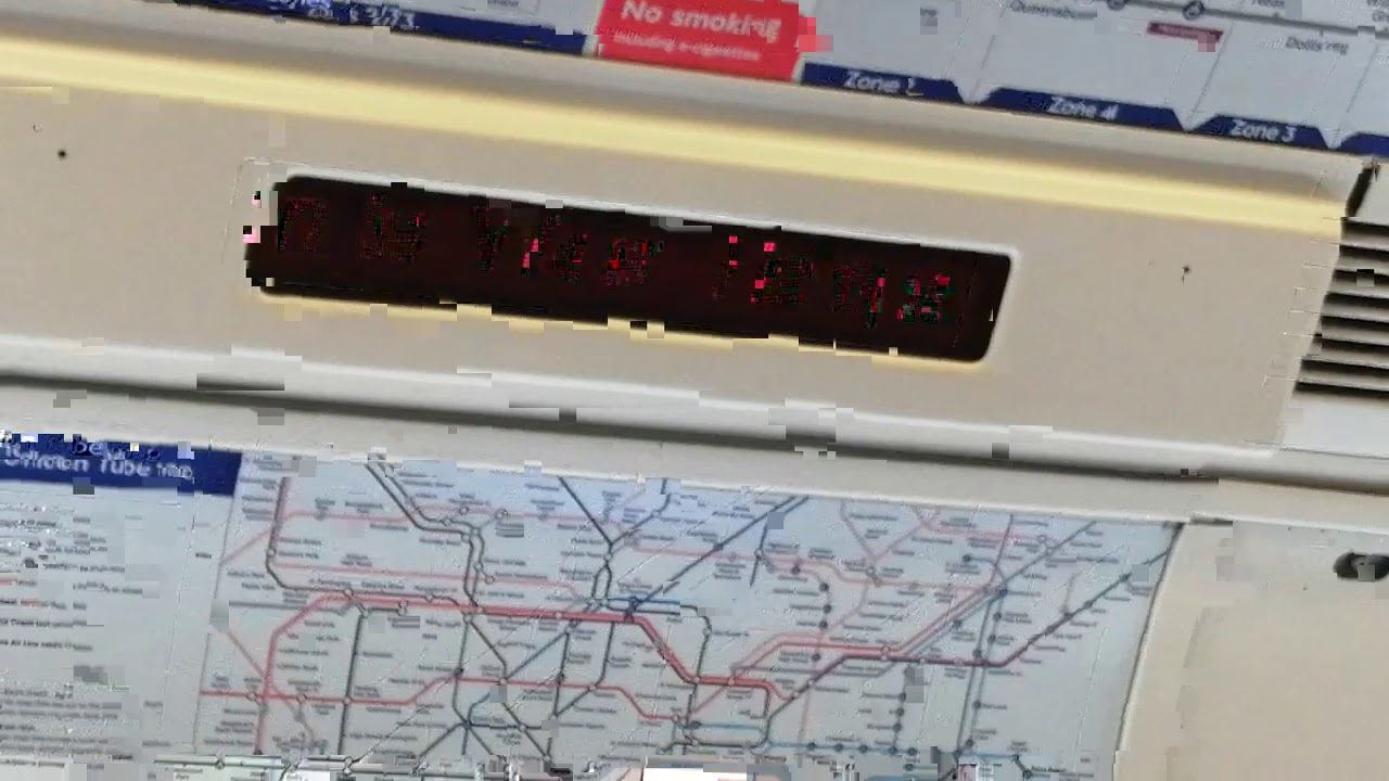Jubilee line train to Wembley Park - YouTube