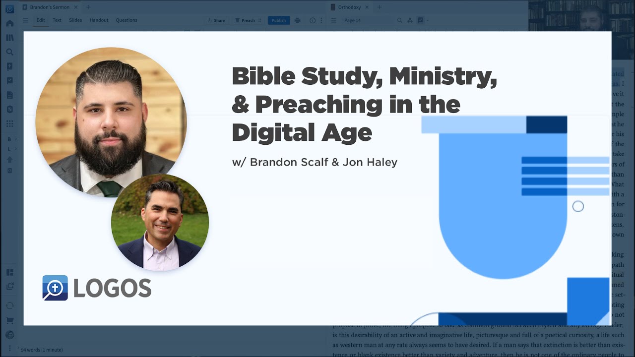 Logos Bible Software Webinar - YouTube
