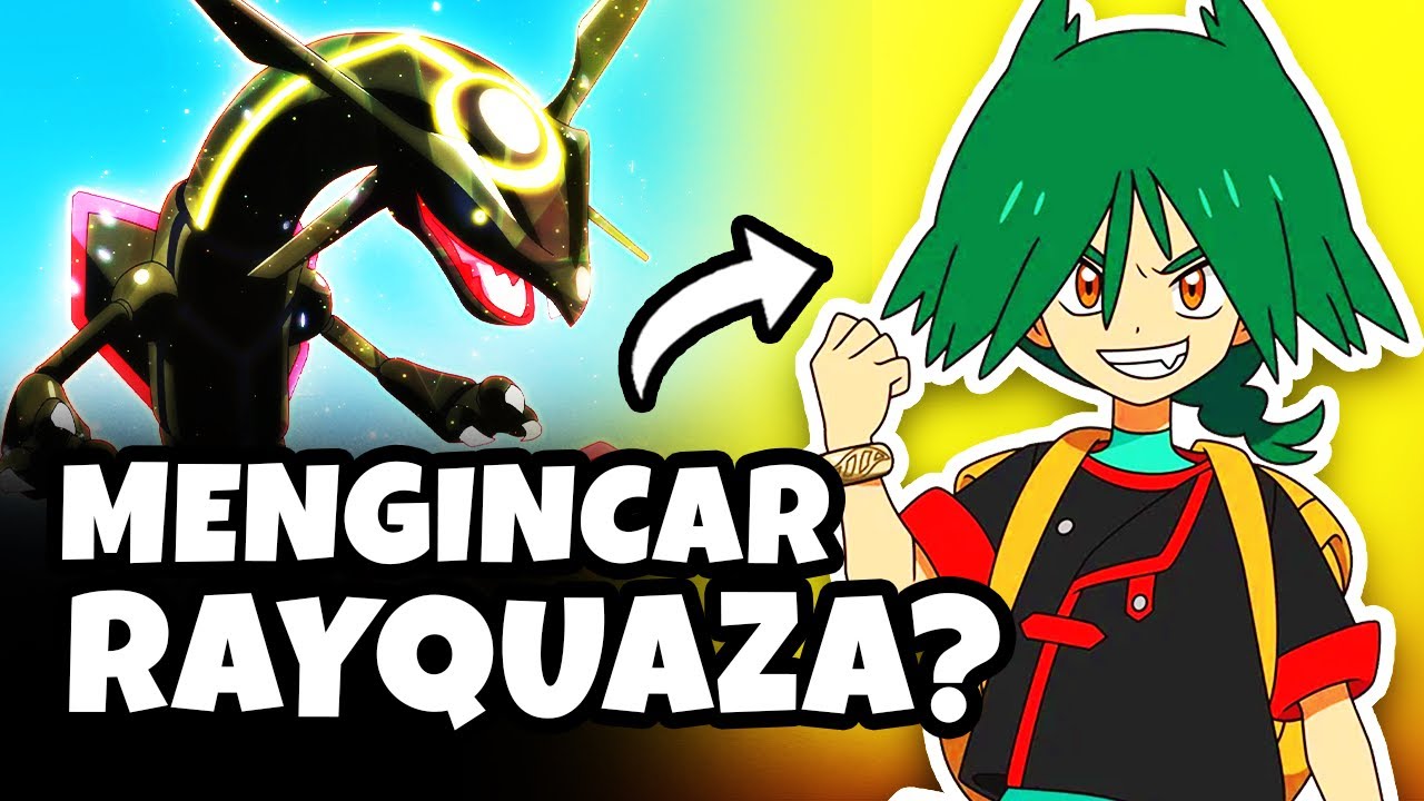 RAYQUAZA HITAM DIINCAR?! Siapa Ult di Pokémon Horizons Mega Voltage ...