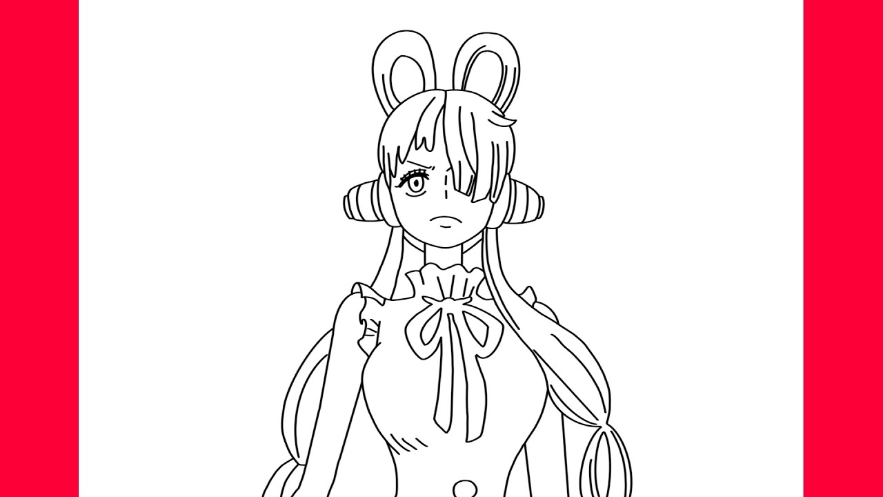 COMO DESENHAR UTA DE ONE PIECE - YouTube