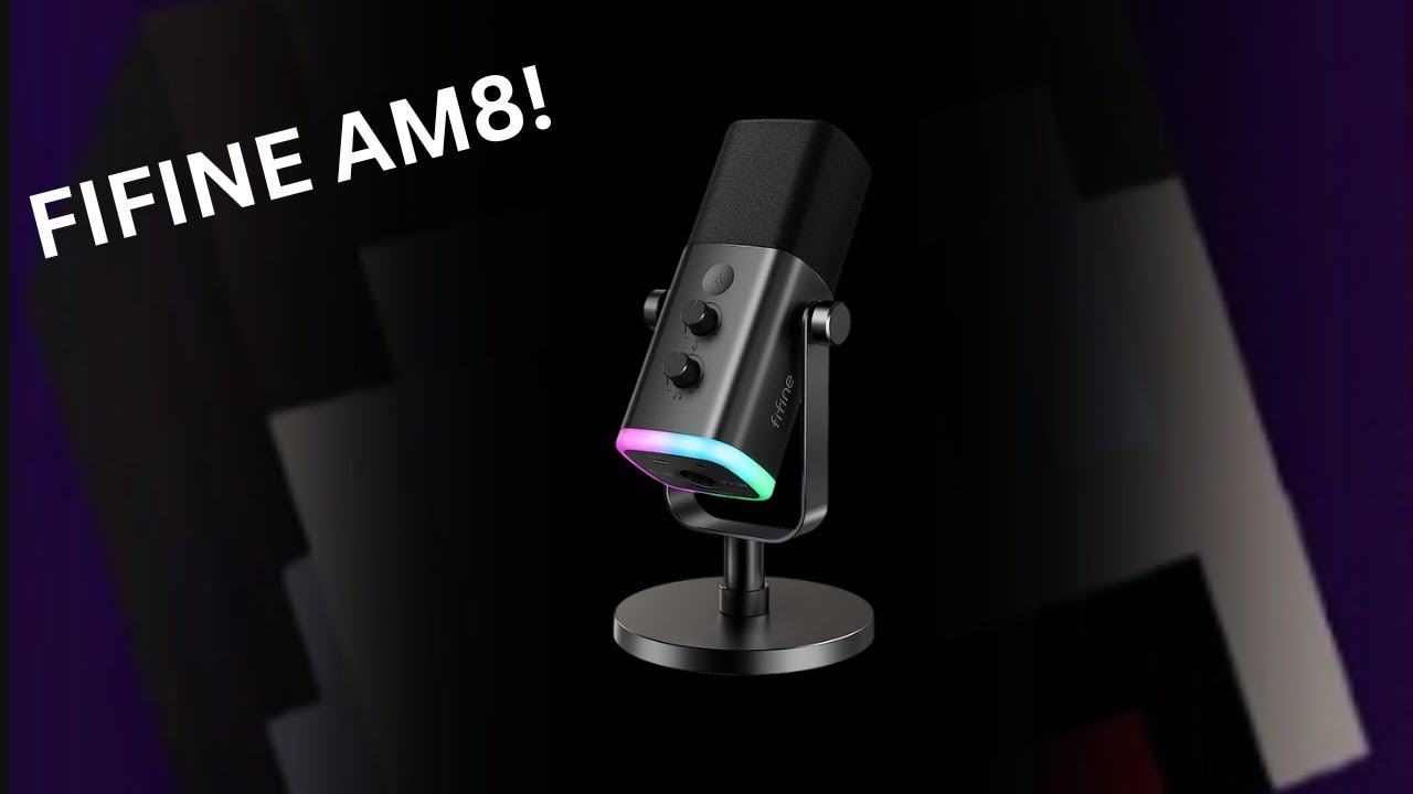 I GOT A NEW MICROPHONE | Fifine AM8 - YouTube