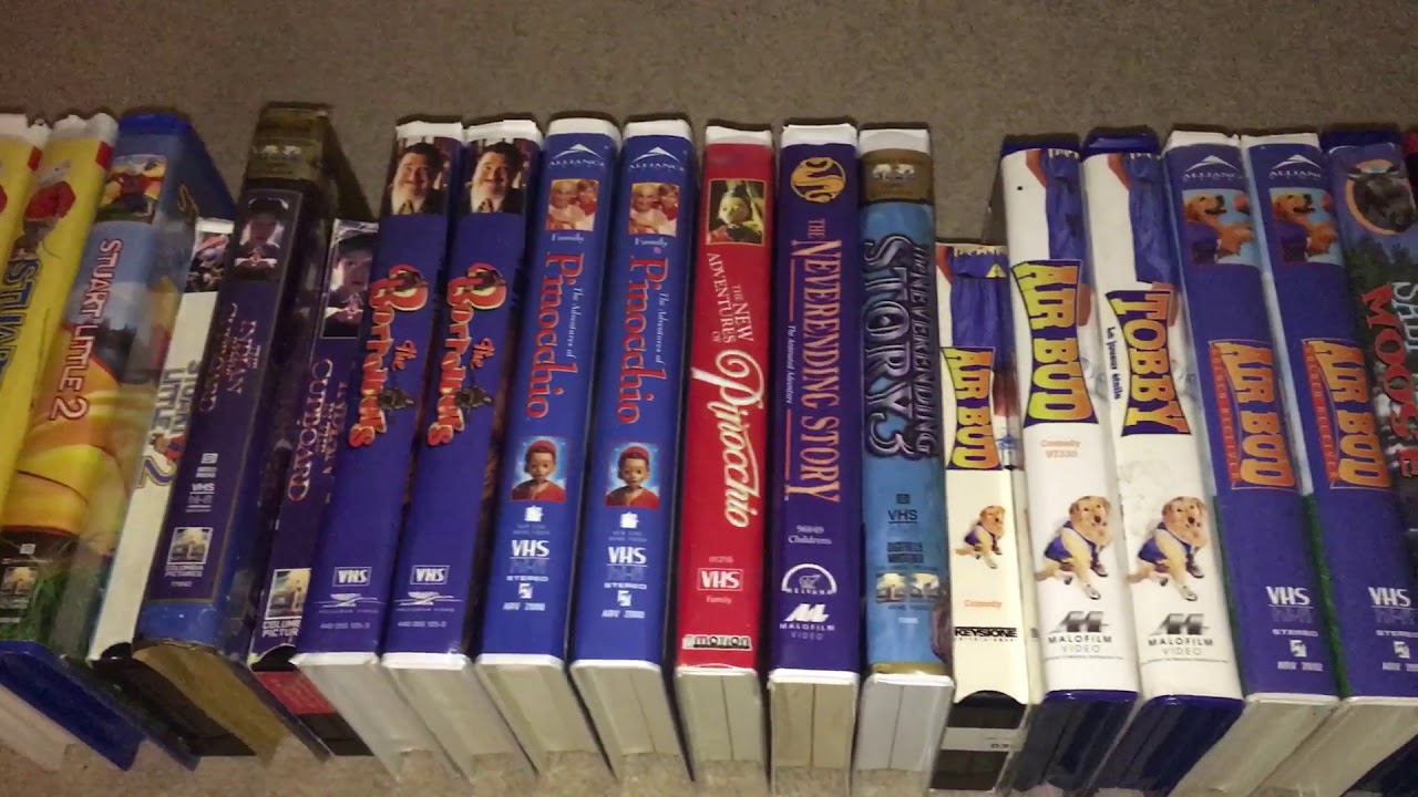 My Favourite Movie VHS Collection (2020 Edition) - YouTube