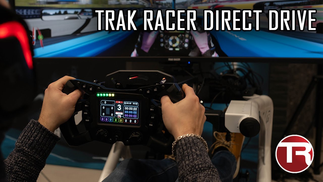 Trak Racer Direct Drive Base + Steering Wheel | Sim Formula Europe 2024 ...